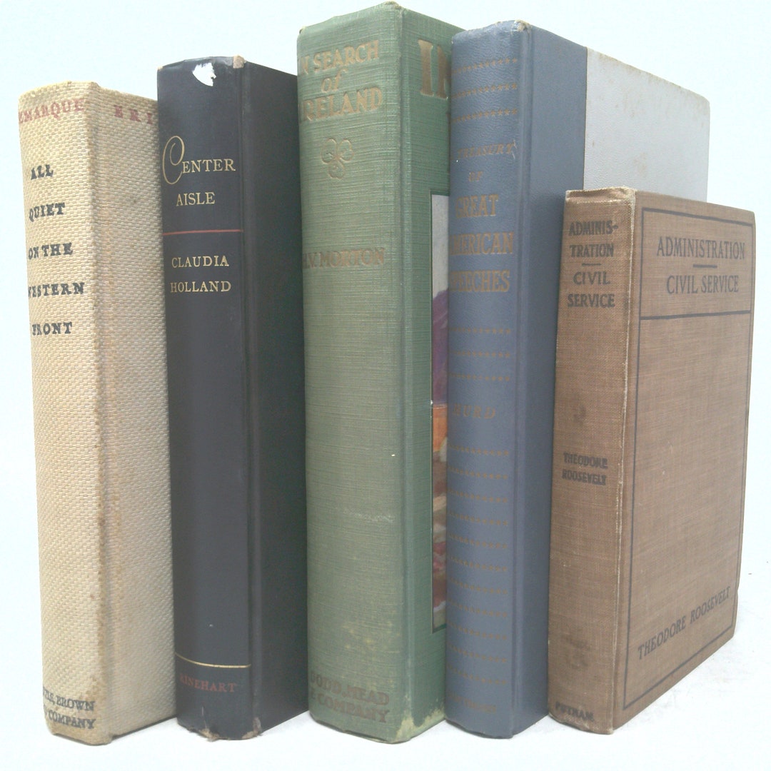 Vintage Book Set With Featured Title | *in Search of Ireland/h.v ...