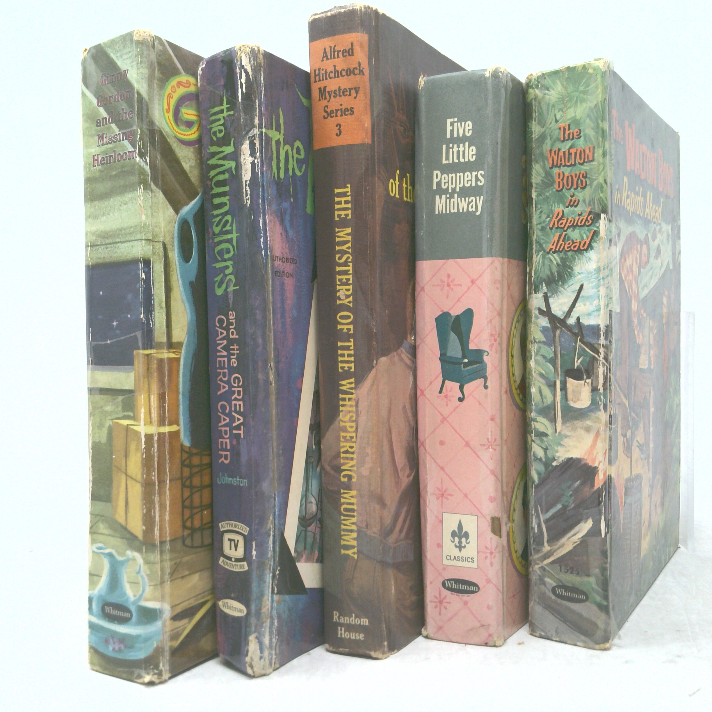Vintage Book Set With Featured Title the Mystery of the Whispering ...
