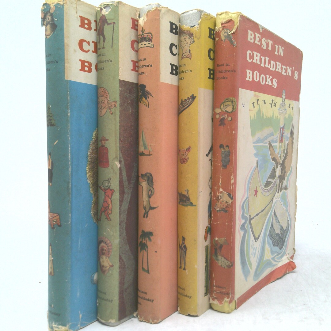 Vintage Book Set With Featured Title | *best in Children's Books ...
