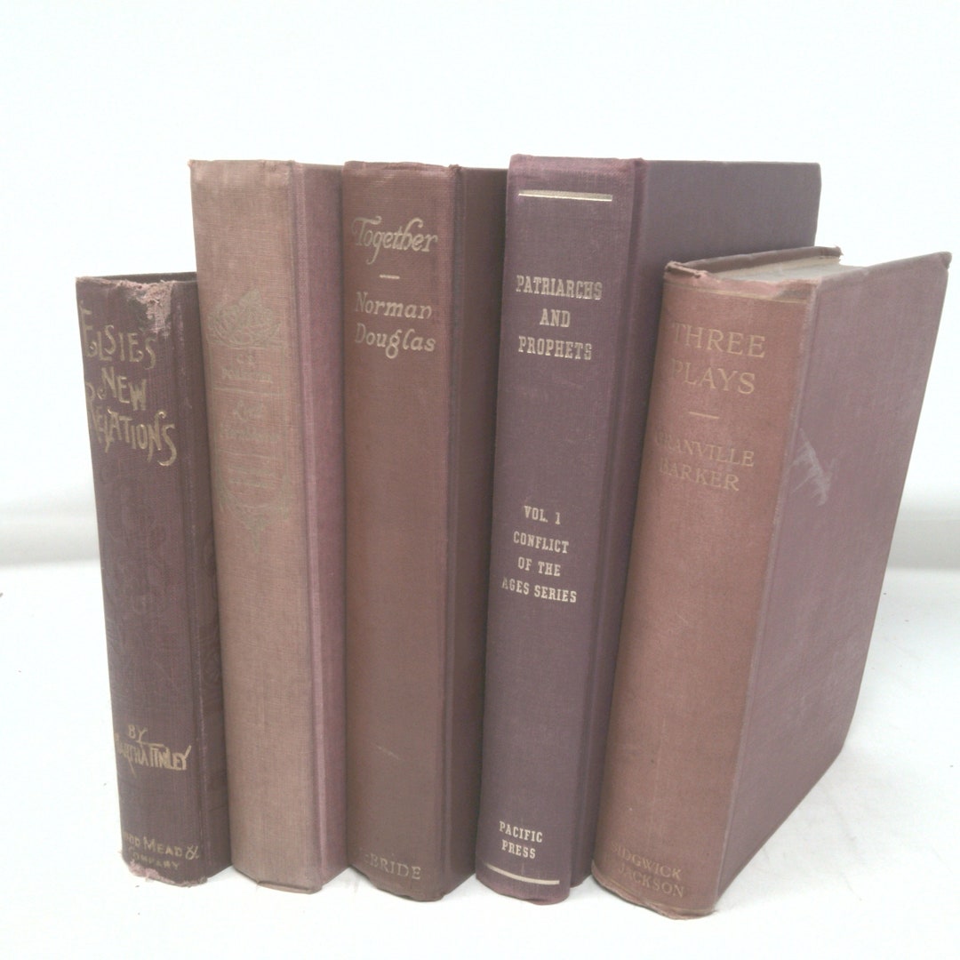 Vintage Book Set With Featured Title | *together by Norman Douglas ...