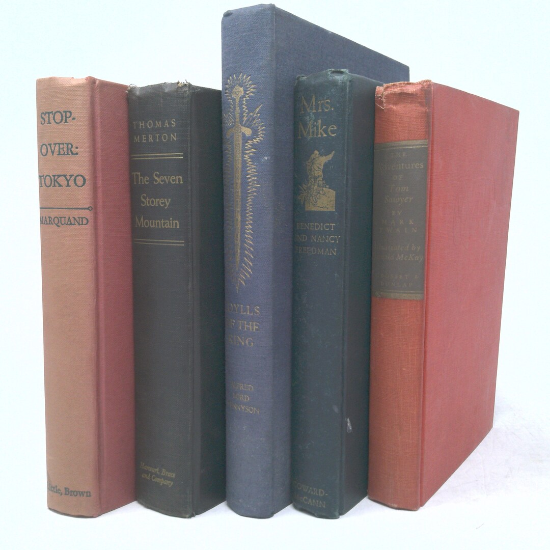 Vintage Book Set With Featured Title | *idylls of the King /alfred ...