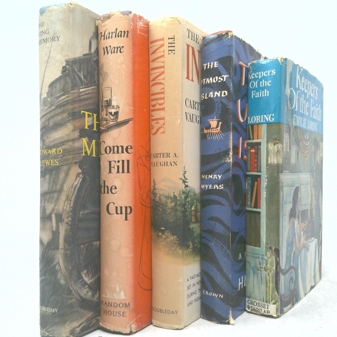 Vintage Book Set With Featured Title |the Invincible/ Carter A. Vaughan ...