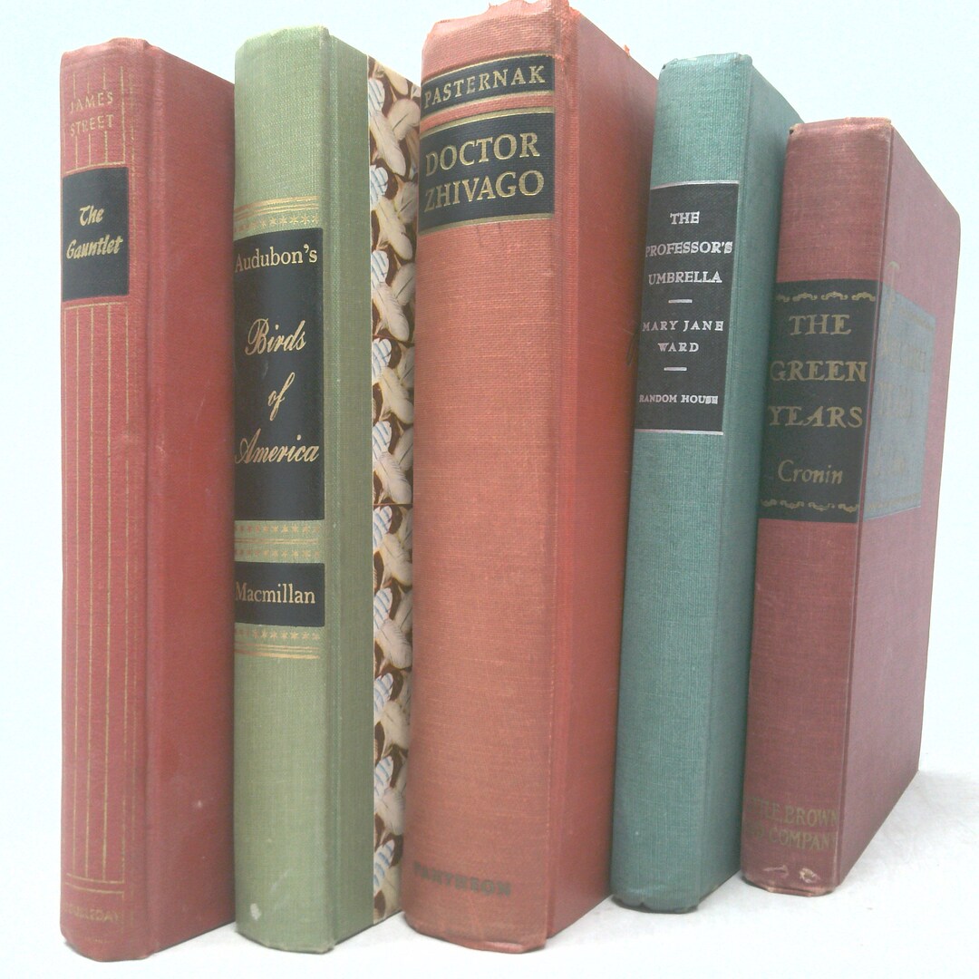 Vintage Book Set With Featured Title |doctor Zhivago/ Boris Pasternak ...