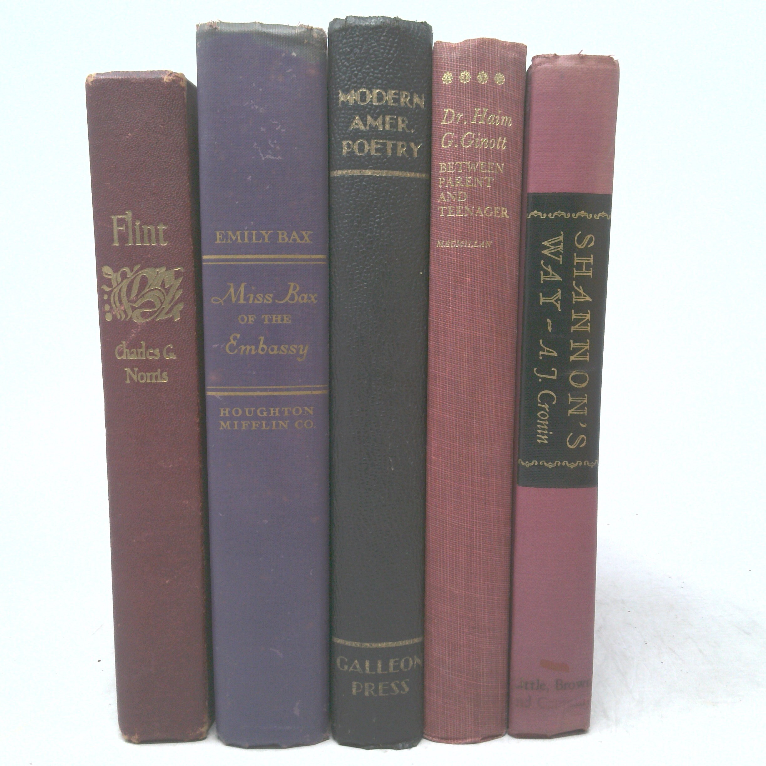 Vintage Book Set With Featured Title modern American Poetry-1935/ Gerta ...