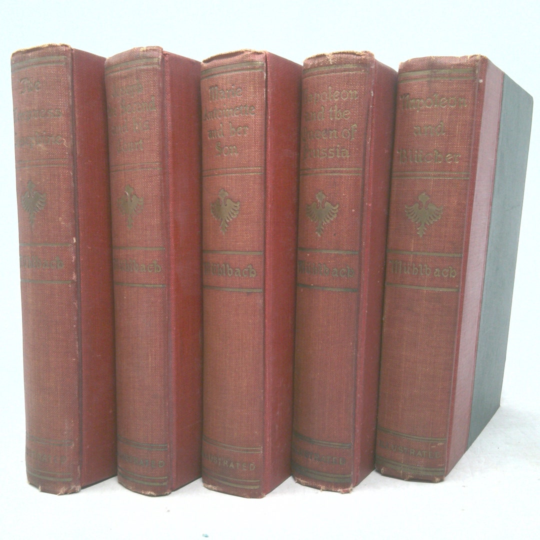 Vintage Book Set With Featured Title |marie Antoinette and Her Son/ L ...
