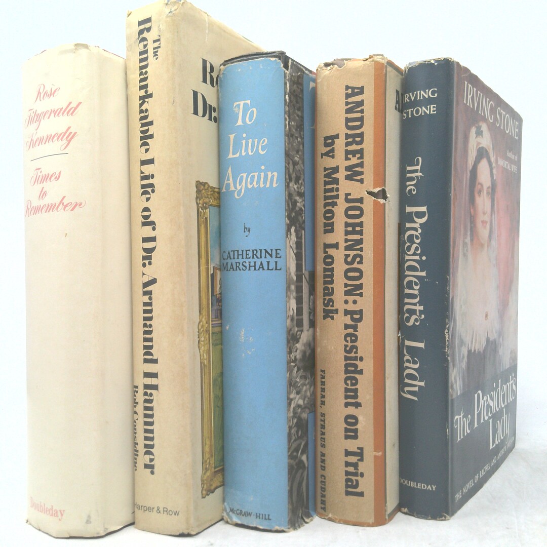 Vintage Book Set With Featured Title |to Live Again/catherine Marshall ...