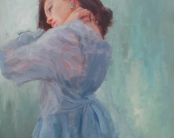 Figure Oil Painting | Etsy