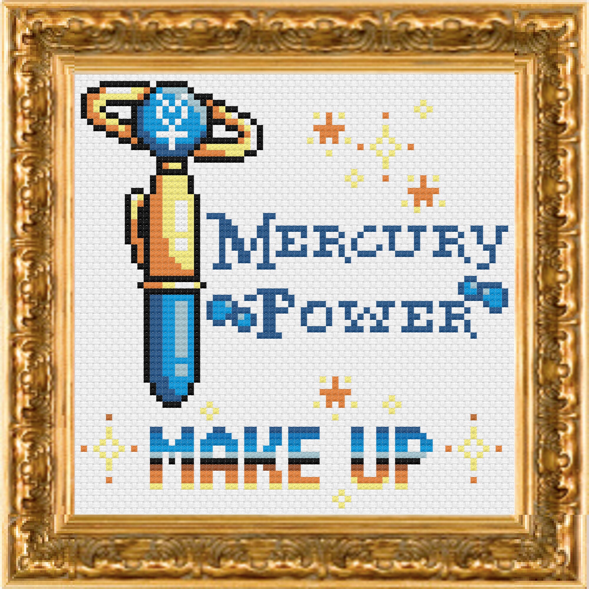 Five Sailor Moon Pattern Bundle - Transformation Pens Make up Power ...