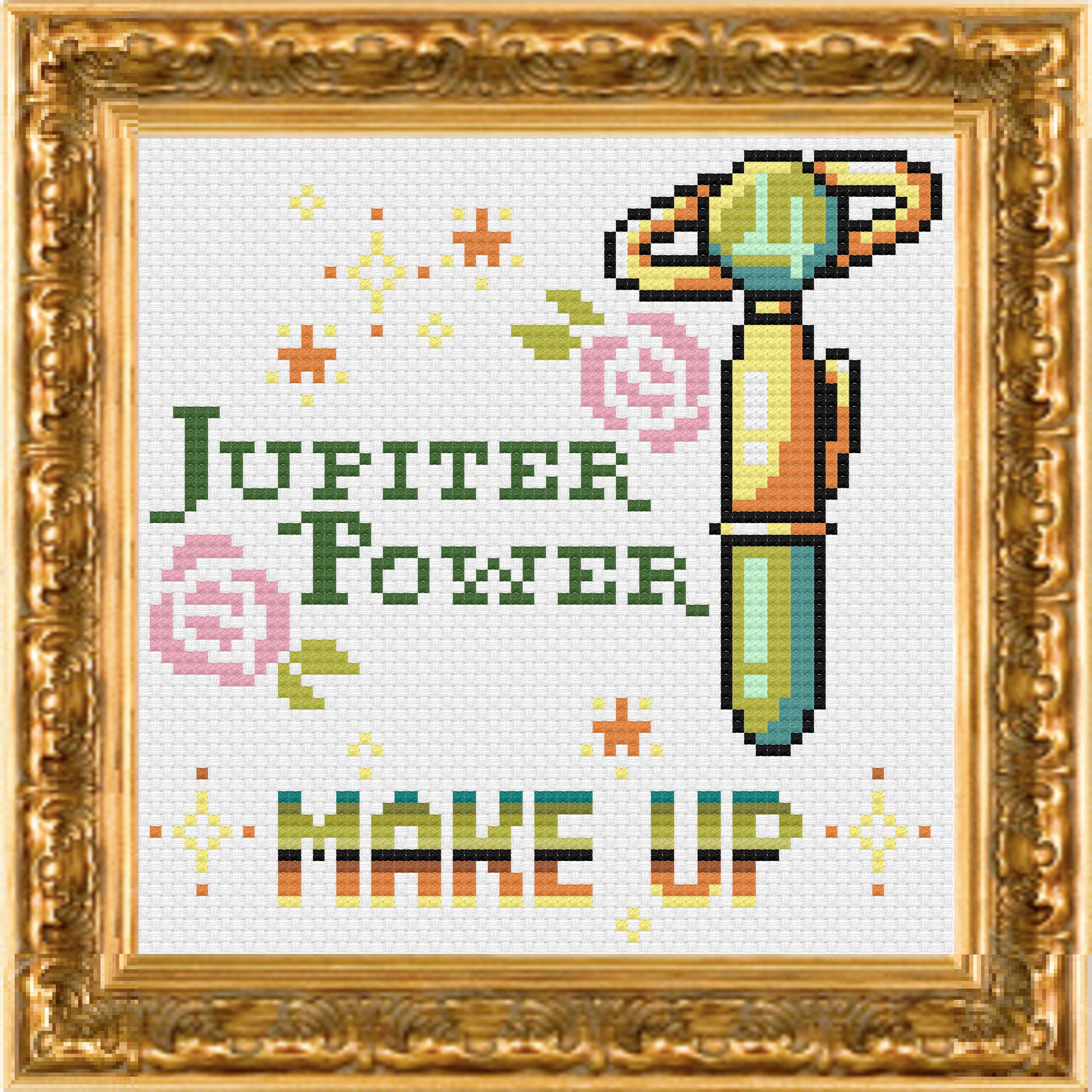 Five Sailor Moon Pattern Bundle - Transformation Pens Make up Power ...