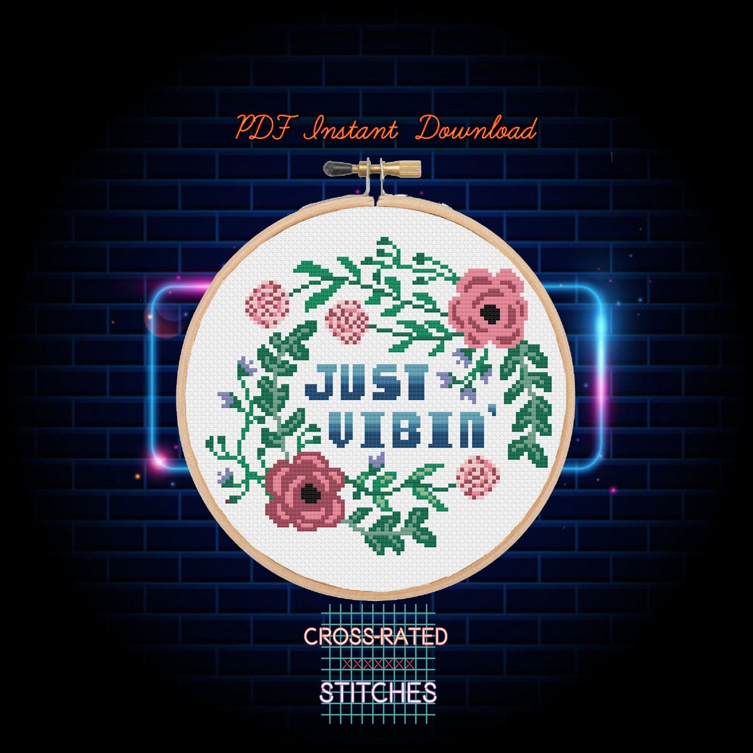 Just Vibin' : Floral, Aesthetic, Vibes, Psychadelic, Memes, Subversive ...