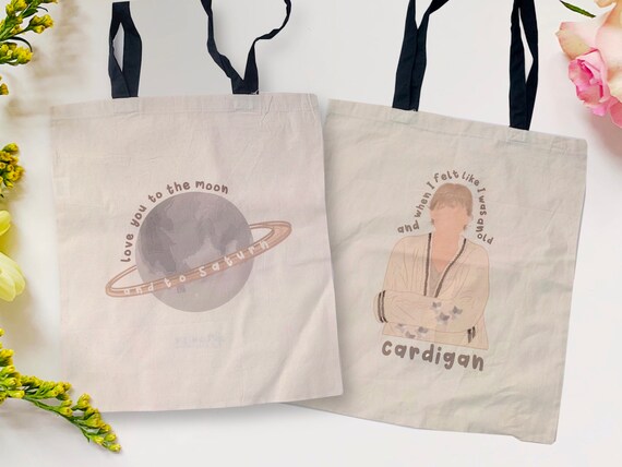 Taylor Swift Inspired Folklore Tote Bags Album Quotes and | Etsy