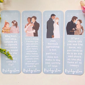 Bridgerton Handmade Unique Bookmarks Laminated Netflix Original Duke of ...