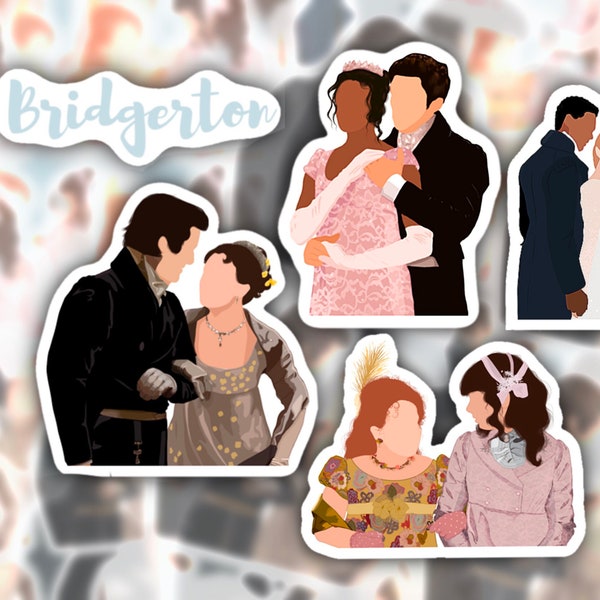 Bridgerton Couple Stickers - Etsy UK