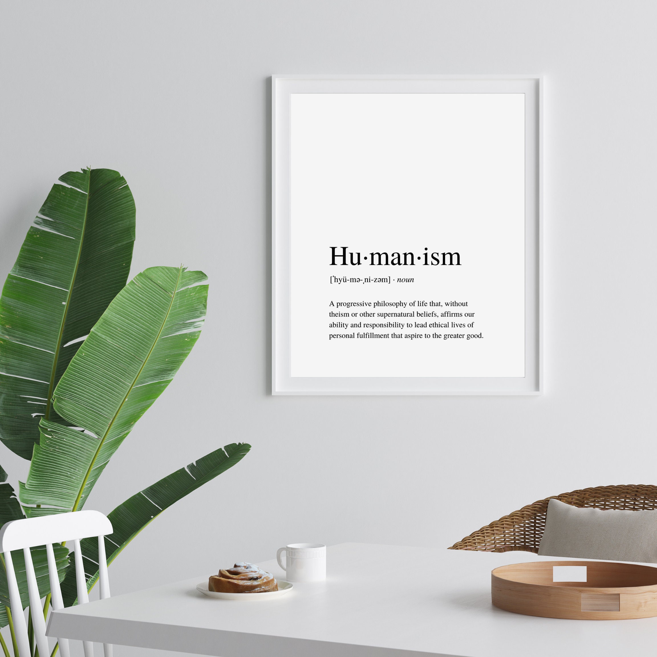 Humanism Definition Wall Art | Word Definition Print| Humanist Home ...