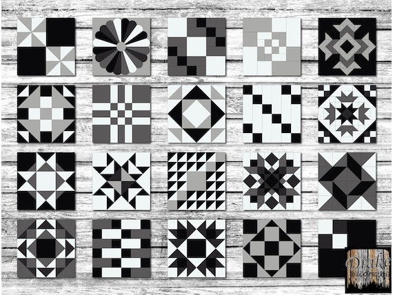 Quilt Clipart Black And White