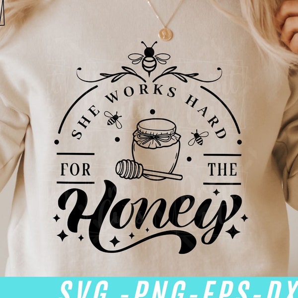 She Works Hard - Etsy