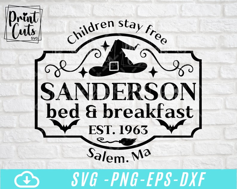 Sanderson Svg Sanderson Bed & Breakfast Svg Hello Pumpkin - Etsy