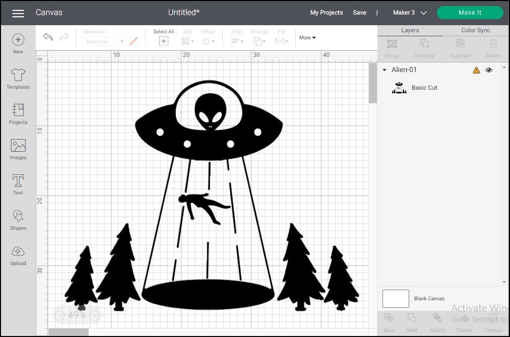 Alien Abduction SVG Alien Vector UFO Svg Outer Space Alien | Etsy