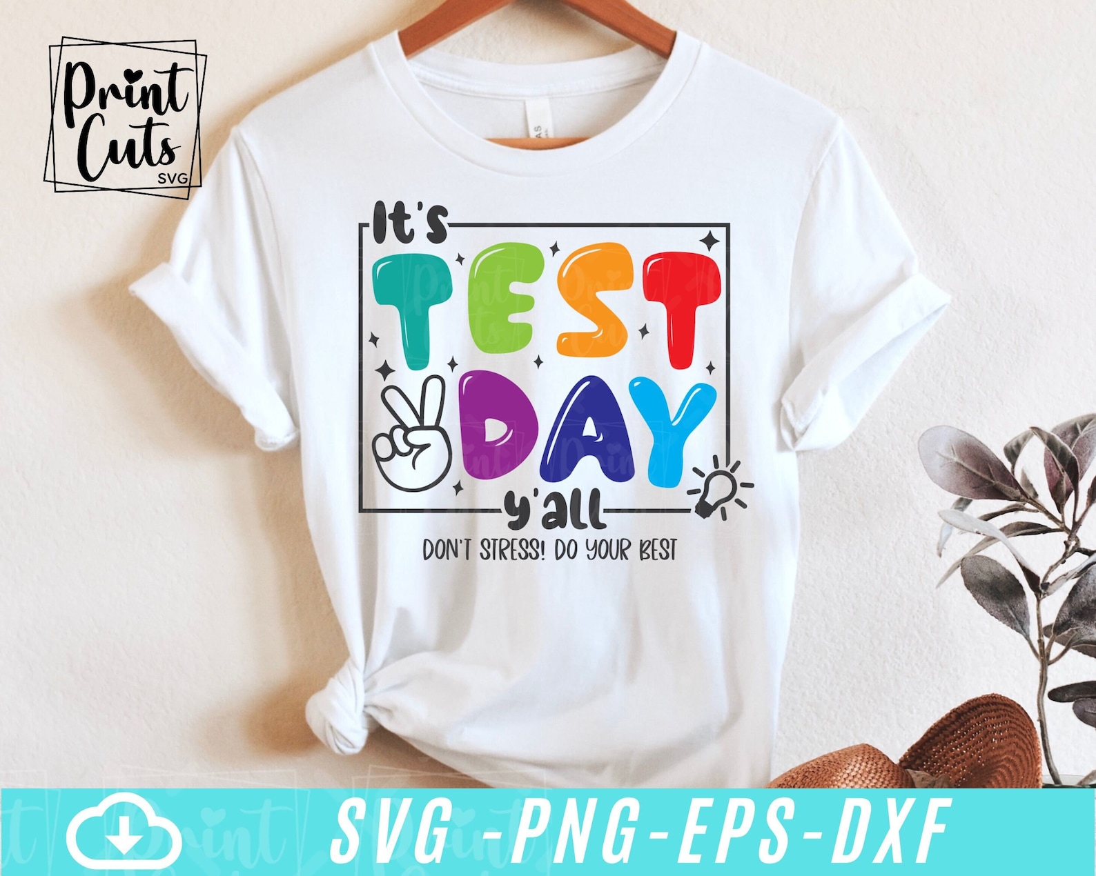 It's Test Day Y'all Svg Back to School Svg Teacher - Etsy