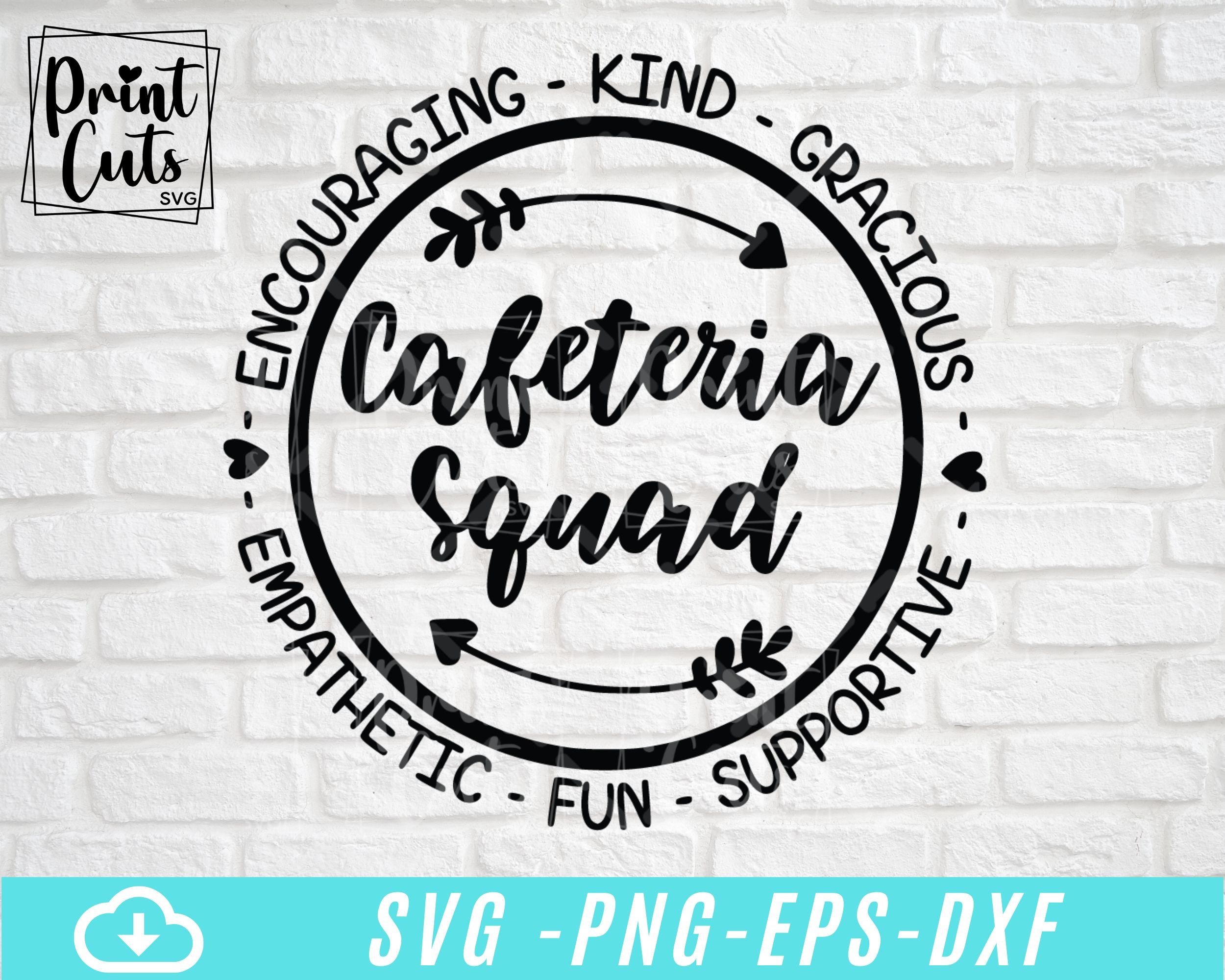 Cafeteria Squad Svg, Lunch Lady Svg, Cafeteria Worker, Cafeteria Crew ...