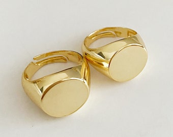 Round Square Ring | Etsy