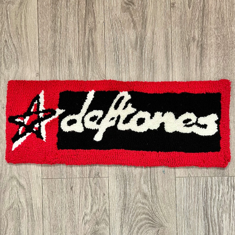 Rock Band Rugs- Deftones, Radio Head, Nirvana, Sublime - Etsy