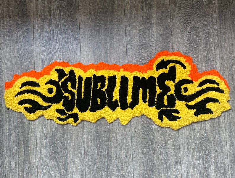 Rock Band Rugs- Deftones, Radio Head, Nirvana, Sublime - Etsy