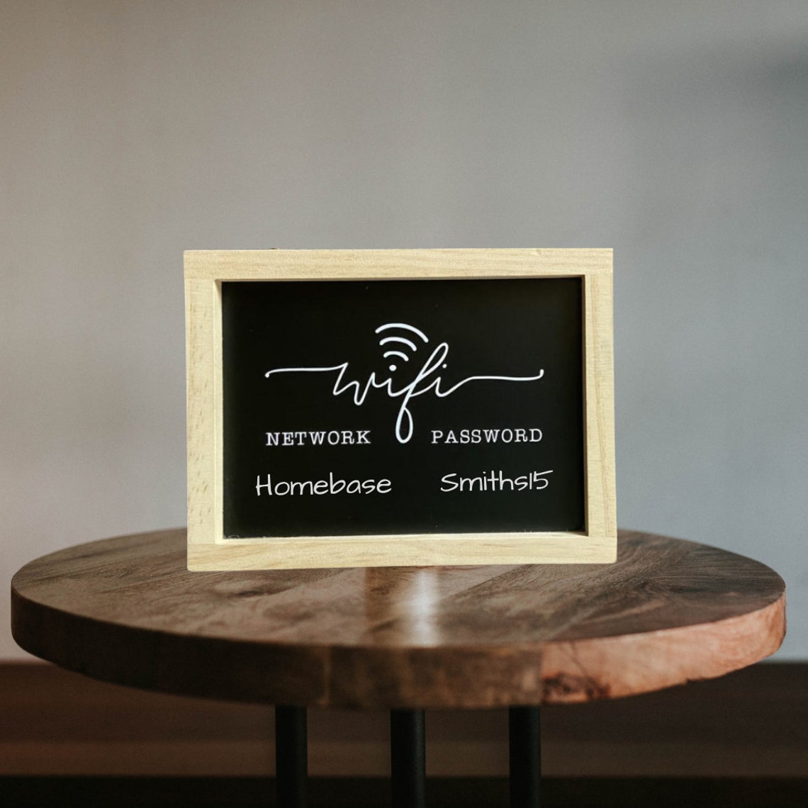 Wifi Sign Network and Password Svg Png Pdf Dxf File Use - Etsy UK