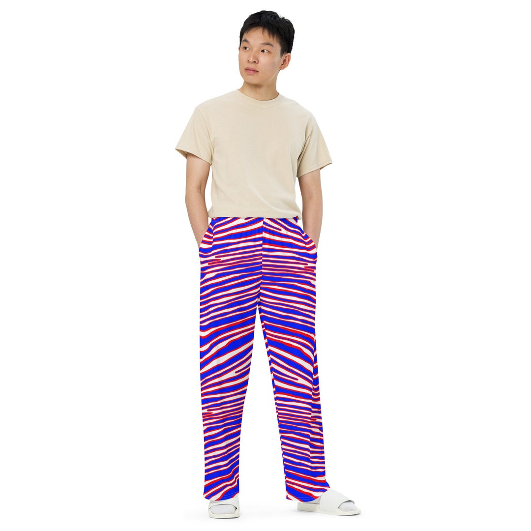 Buffalo Zubaz Inspired Unisex Wide-leg Pants - Etsy