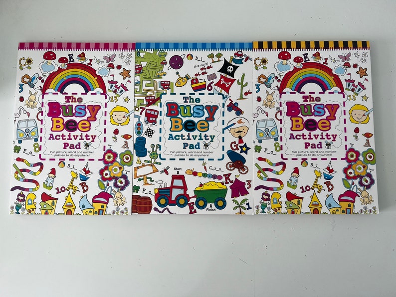 CHILDS DISTRACTION BOX Activity Pack Hospital Gift Get Well Soon Travel ...