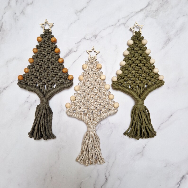 Macrame Christmas Tree | Boho Christmas Decor - Etsy