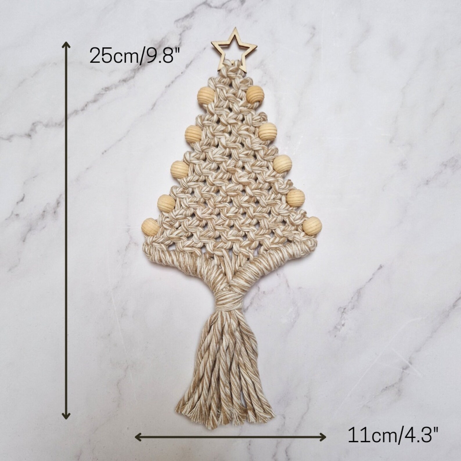 Macrame Christmas Tree | Boho Christmas Decor - Etsy