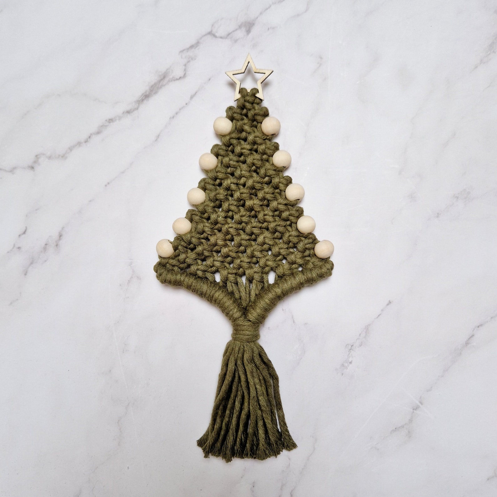 Macrame Christmas Tree | Boho Christmas Decor - Etsy