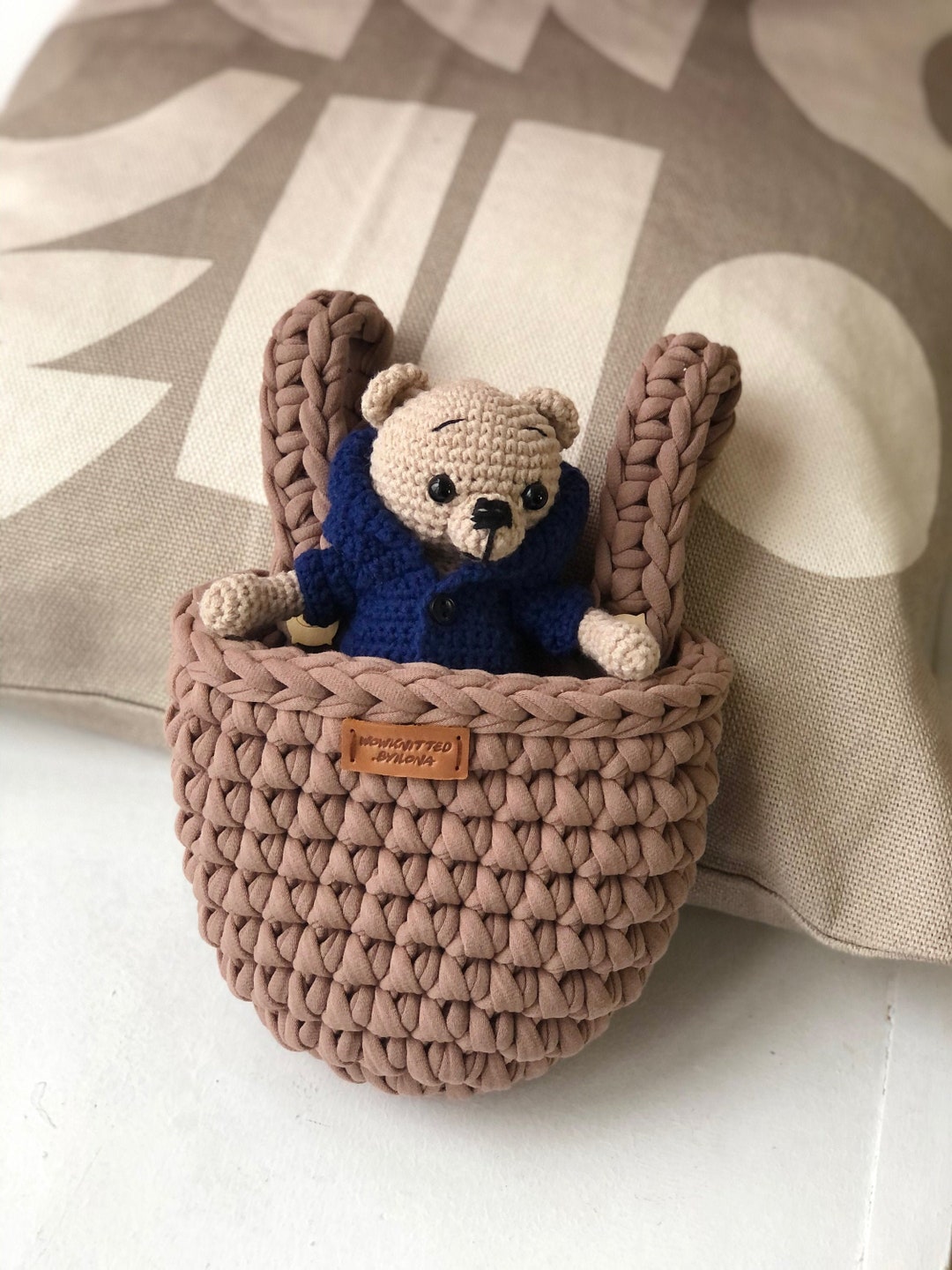 Hanging Basket, Crib Basket, Baby Basket, Basket for Nursery, Hanging ...