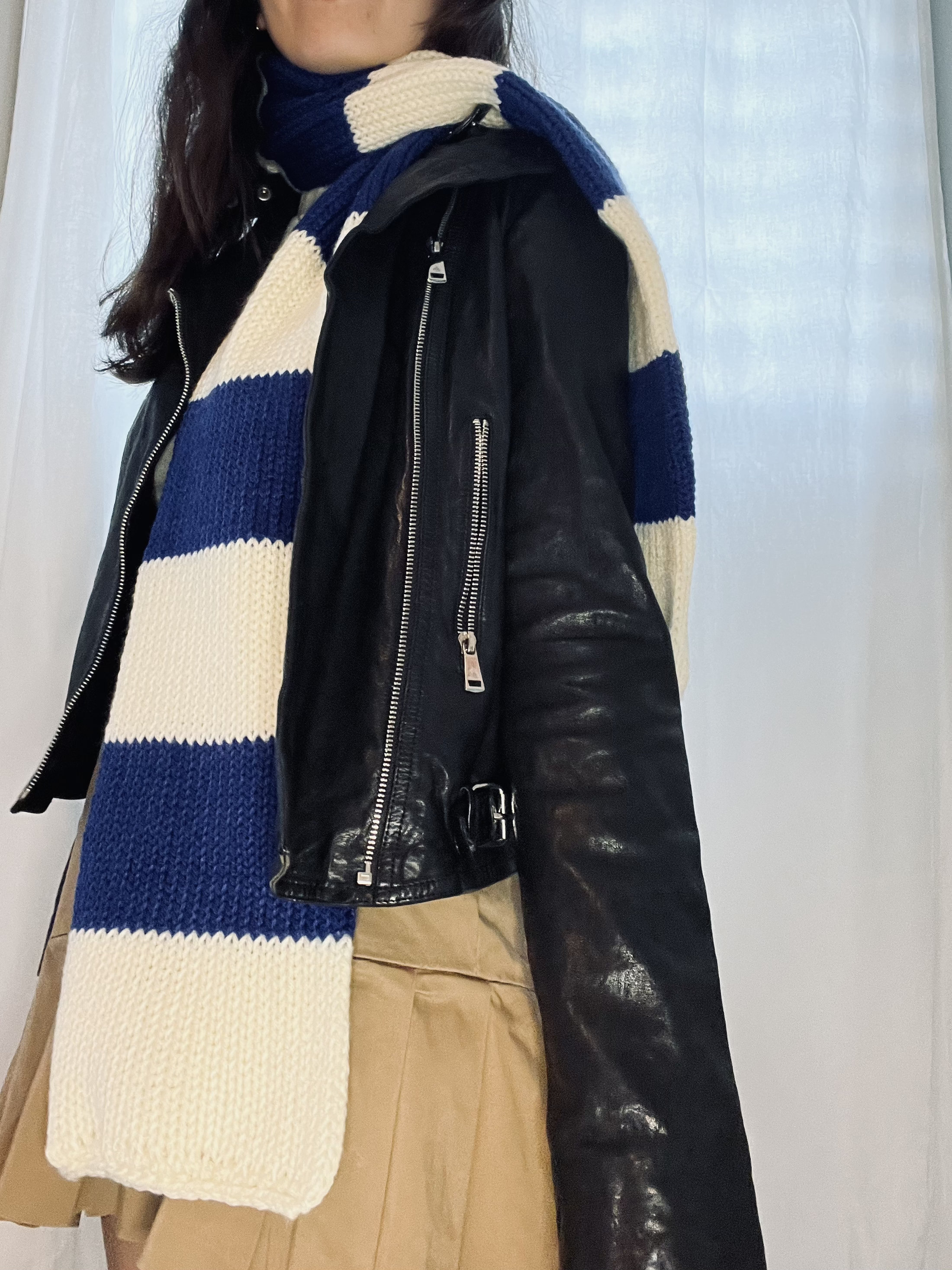 Royal Striped Scarf - Etsy