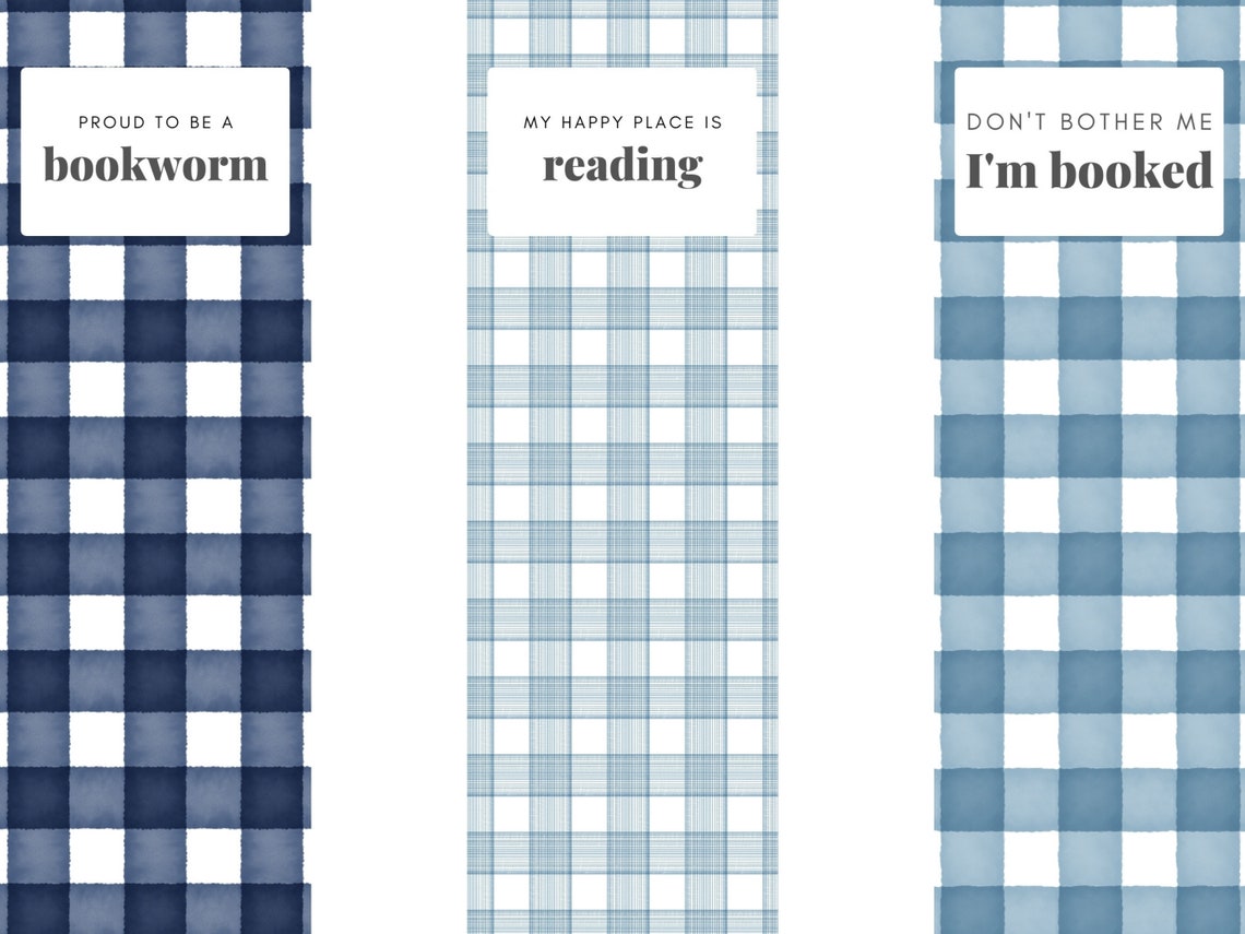 Printable Bookmarks Cute Bookmarks Reader Gift Bookmark - Etsy
