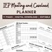IEP Meeting and Caseload Planner 2023 | Special Education Teacher Case ...