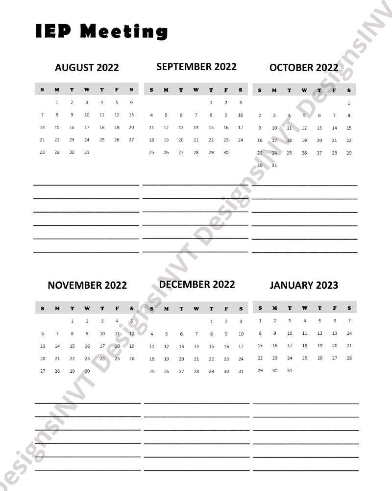 IEP Meeting and Caseload Planner 2023 | Special Education Teacher Case ...