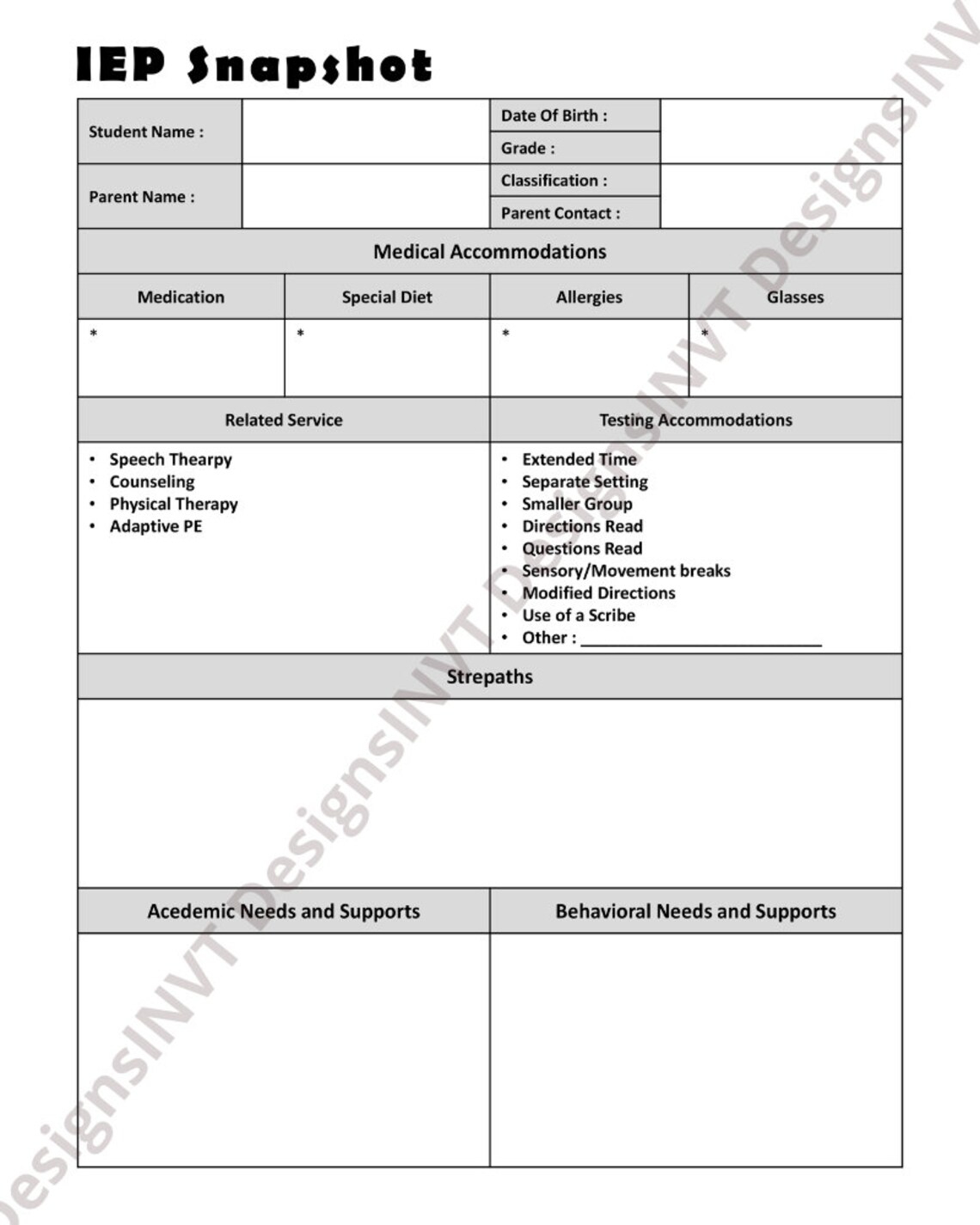 IEP Meeting and Caseload Planner 2023 | Special Education Teacher Case ...