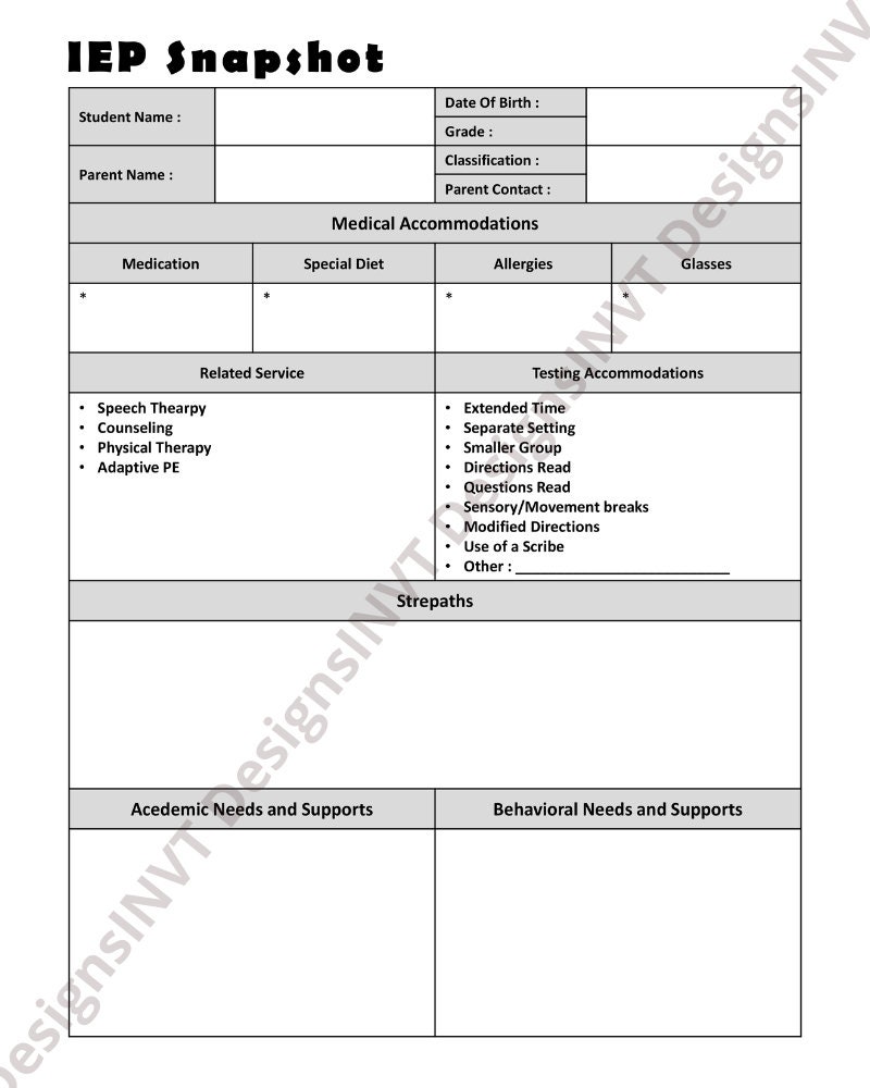 IEP Meeting and Caseload Planner 2023 | Special Education Teacher Case ...