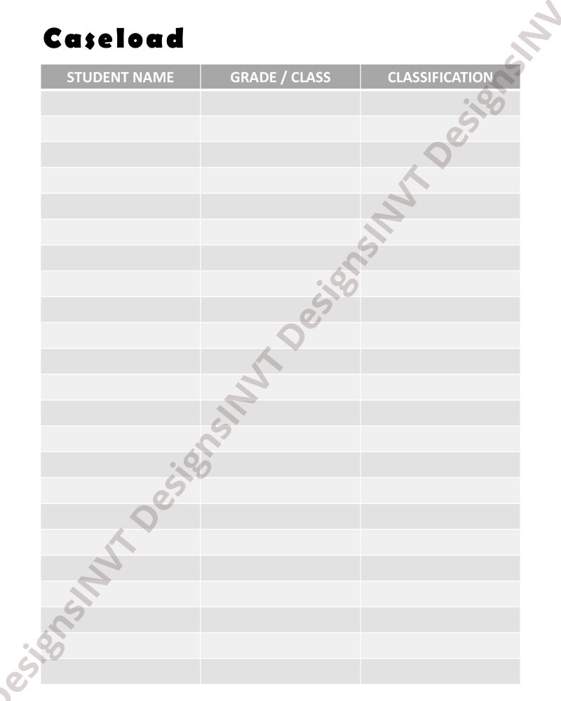 IEP Meeting and Caseload Planner 2023 | Special Education Teacher Case ...