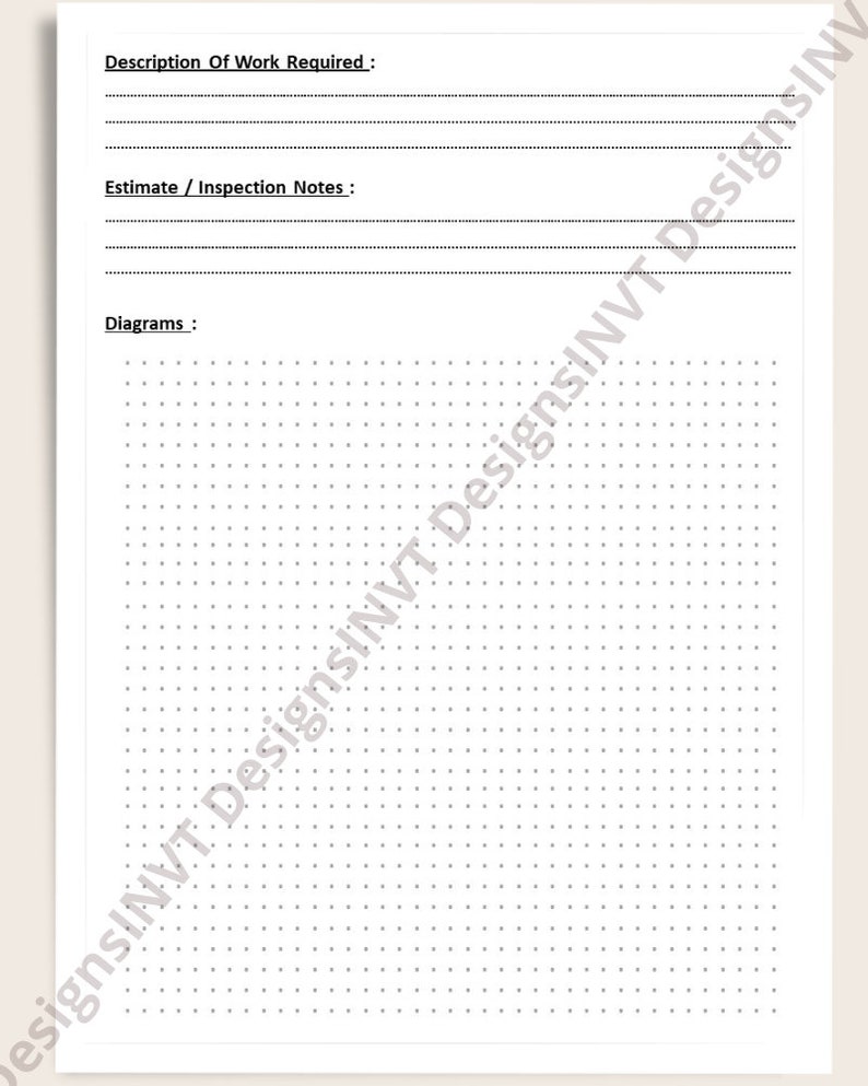 Job Estimate Form | Printable Job Estimate Template | Pdf/microsoft ...