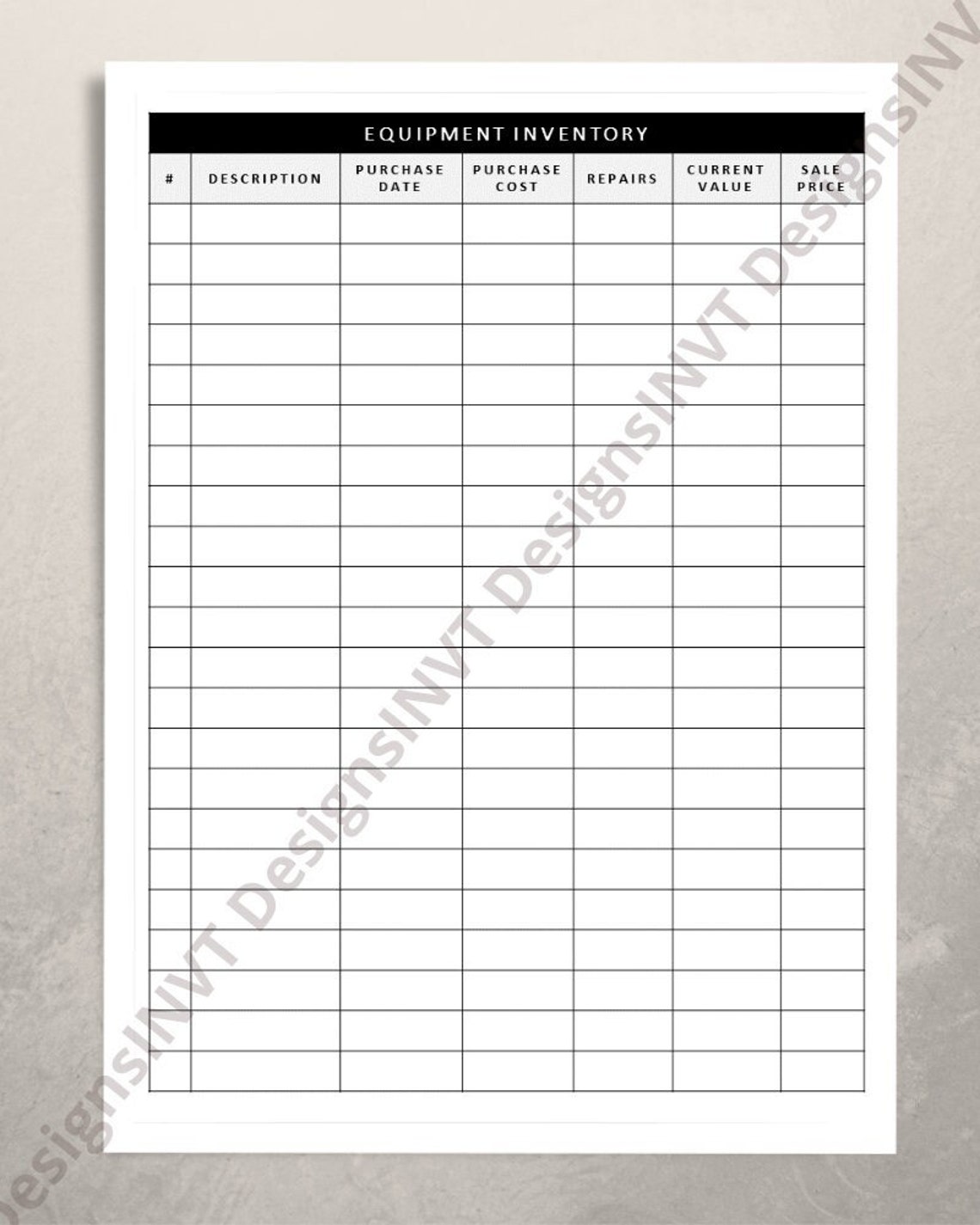 Farm Management Record Keeping Template | Printable Editable PDF & PPT ...