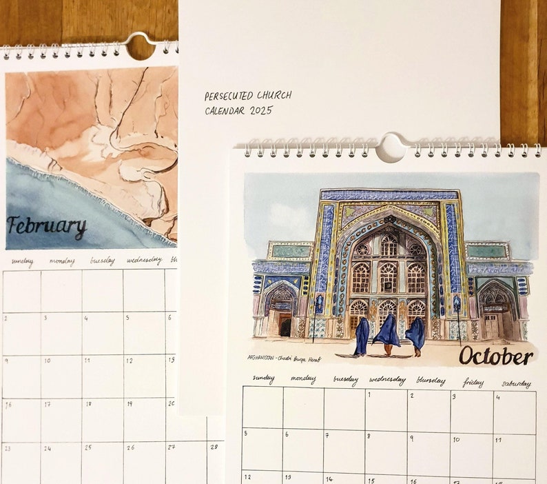 Persecuted Church Calendar 2025 - Etsy