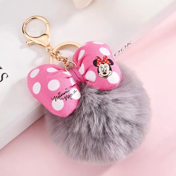 Minnie Mouse Key Chains - Etsy