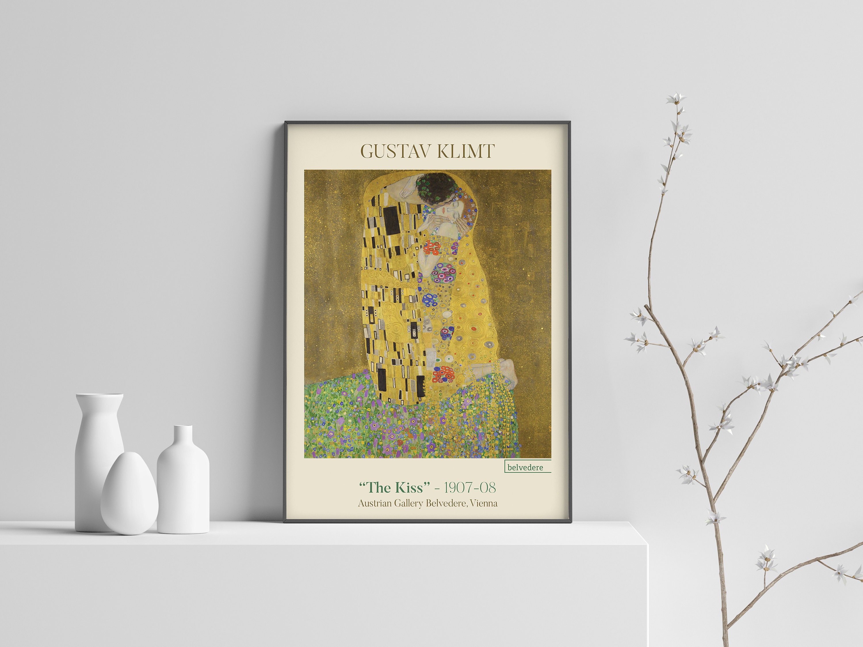 Gustav Klimt Poster Set of 3 Exhibition Poster Klimt The | Etsy