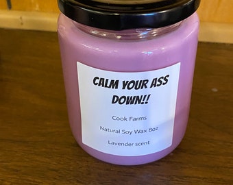 Calm Your Ass Down - Etsy