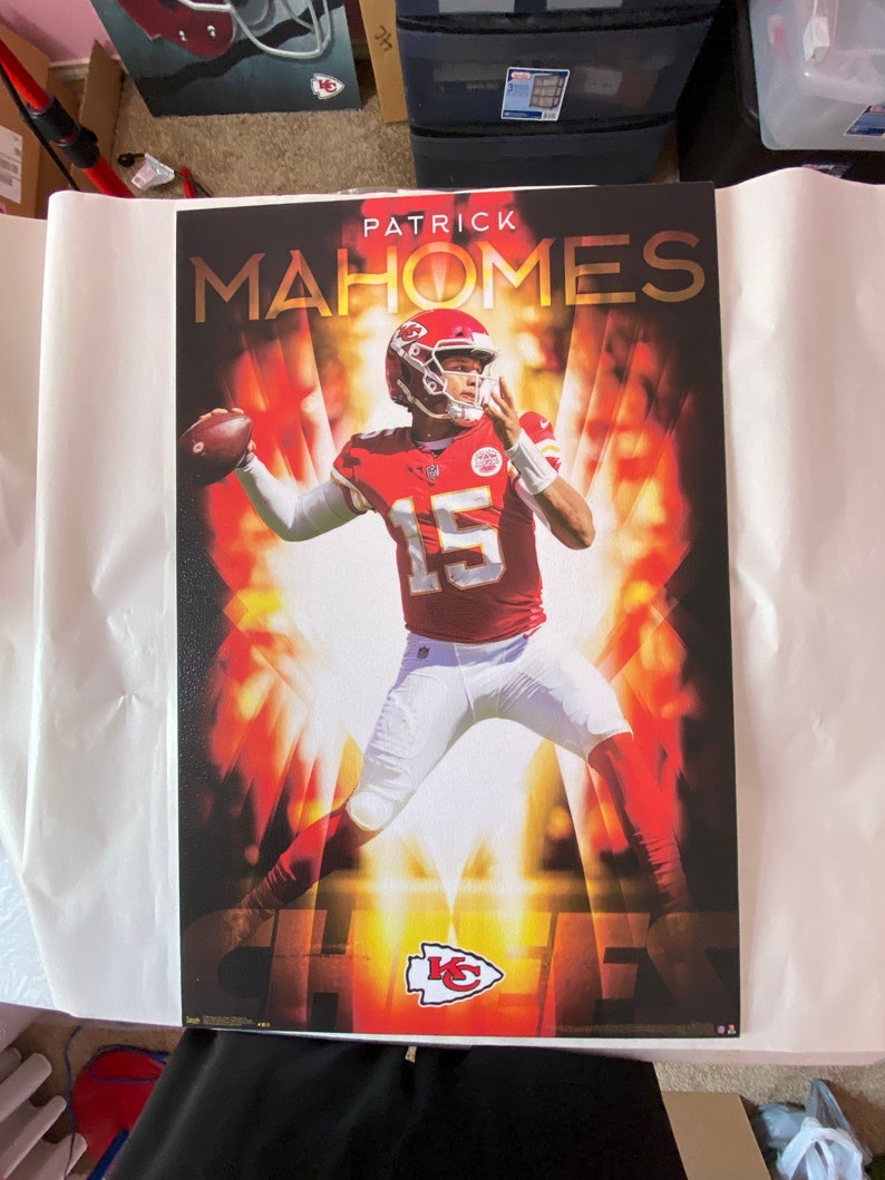 Kansas City Chiefs Patrick Mahomes Poster - Etsy