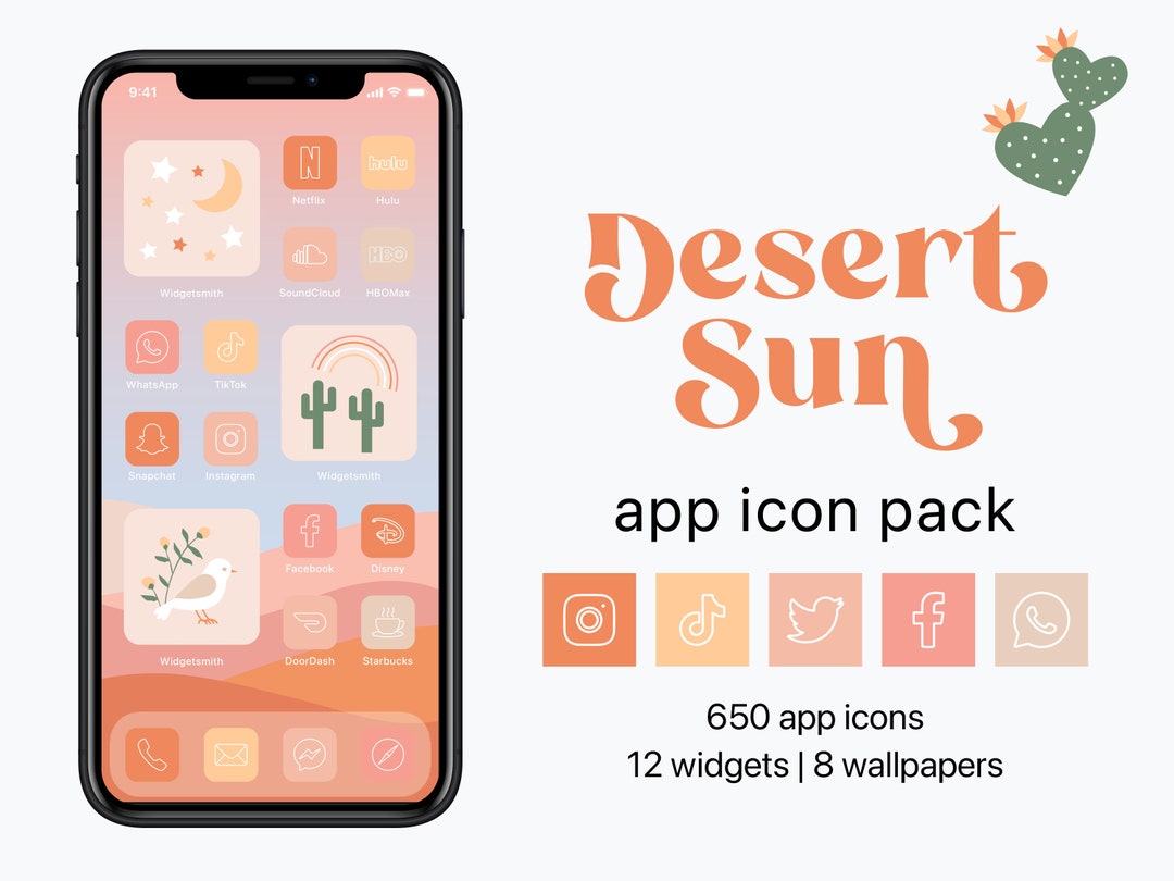 Desert iPhone Icons Desert App Icon Pack for for Ios Desert - Etsy