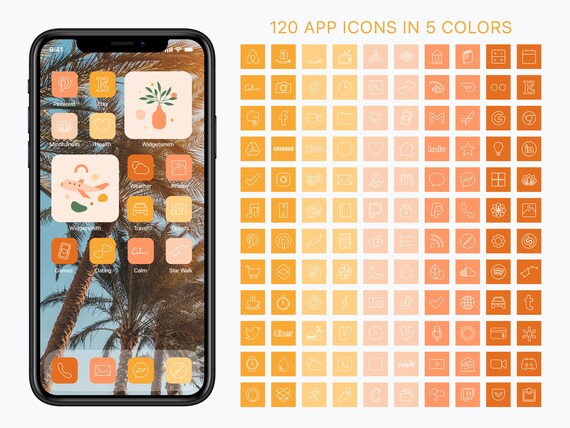 Drawing & Illustration Summer App Icons Summer Sunshine iOS Icons For ...